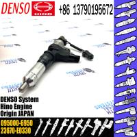 China Common rail fuel injector 095000-6950 095000-6951 095000-6952 for HINO J05D 23670-E0330 for sale
