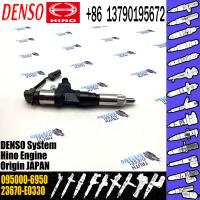 China Common rail fuel injector 095000-6950 095000-6951 095000-6952 for HINO J05D 23670-E0330 for sale