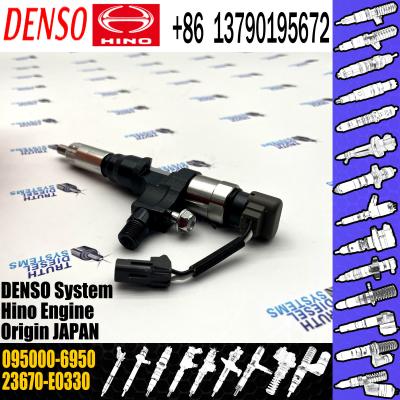 China Common rail fuel injector 095000-6950 095000-6951 095000-6952 for HINO J05D 23670-E0330 for sale