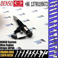 China Common rail fuel injector 095000-6950 095000-6951 095000-6952 for HINO J05D 23670-E0330 for sale
