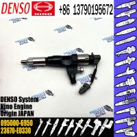 China Common rail fuel injector 095000-6950 095000-6951 095000-6952 for HINO J05D 23670-E0330 for sale