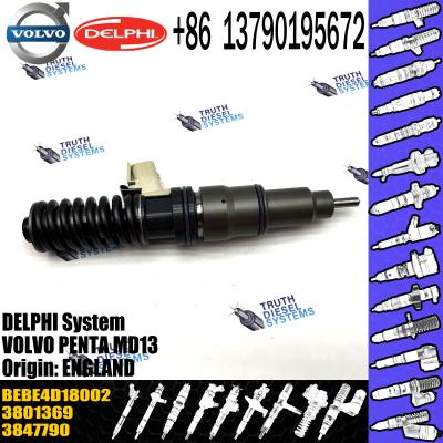 China High Quality 4 pin Diesel Fuel Injector 3801369 Common Rail Injector BEBE4D18002 For VOL Truck PENTA MD13 for sale