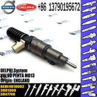 China High Quality 4 pin Diesel Fuel Injector 3801369 Common Rail Injector BEBE4D18002 For VOL Truck PENTA MD13 for sale