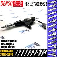 China Injector 295050-1170 095000-6750 095000-6753 For HINO J08E 23670-E0030 23670-E0031 for sale