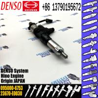 China Injector 295050-1170 095000-6750 095000-6753 For HINO J08E 23670-E0030 23670-E0031 for sale