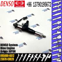 China Common Rail Injector 095000-6612 095000-6613 23670-E0020 For HINO J08E for sale
