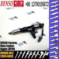 China Common Rail Injector 095000-6612 095000-6613 23670-E0020 For HINO J08E for sale