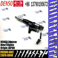 China 095000-6602, 095000-6603 common rail injector for HINO J08C J08E 500 Series 23670-E0040 for sale