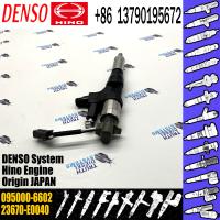 China 095000-6602, 095000-6603 common rail injector for HINO J08C J08E 500 Series 23670-E0040 for sale