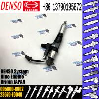 China 095000-6602, 095000-6603 common rail injector for HINO J08C J08E 500 Series 23670-E0040 for sale