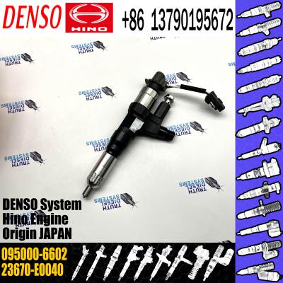 China 095000-6602, 095000-6603 common rail injector for HINO J08C J08E 500 Series 23670-E0040 for sale