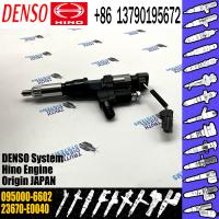 China 095000-6602, 095000-6603 common rail injector for HINO J08C J08E 500 Series 23670-E0040 for sale