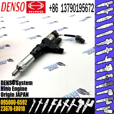 China Rail Injector 095000-6593 23670-E0010 095000-6590 095000-6592 For HINO J08E for sale
