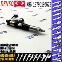 China Rail Injector 095000-6593 23670-E0010 095000-6590 095000-6592 For HINO J08E for sale