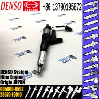 China Rail Injector 095000-6593 23670-E0010 095000-6590 095000-6592 For HINO J08E for sale