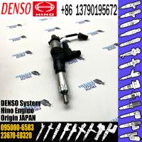 China Common rail fuel injector 095000-6581, 095000-6582, 095000-6583 for HINO J08E 330PS 23670-E0320, for sale
