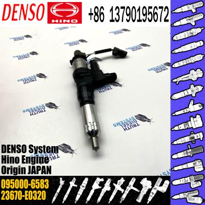 China Common rail fuel injector 095000-6581, 095000-6582, 095000-6583 for HINO J08E 330PS 23670-E0320, for sale