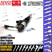 China Common rail fuel injector 095000-6581, 095000-6582, 095000-6583 for HINO J08E 330PS 23670-E0320, for sale