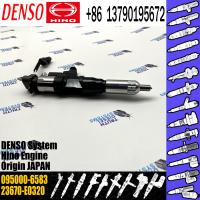 China Common rail fuel injector 095000-6581, 095000-6582, 095000-6583 for HINO J08E 330PS 23670-E0320, for sale