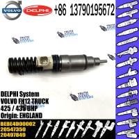 China High Quality Diesel Fuel Injector 20547350 20497849 BEBE4D00002 For VOL FH12 TRUCK 425 / 435 BHP for sale