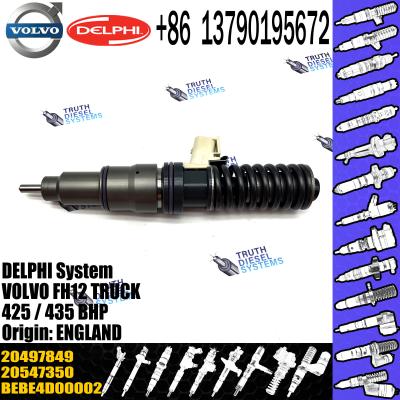 China Factory Price Electronic Unit Diesel Injector BEBE4D00002 20547350 20497849 For VOL FH12 TRUCK425 for sale