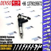 China Genuine common rail fuel injector 095000-6353 for HINO J05E 236730-E0051 for sale