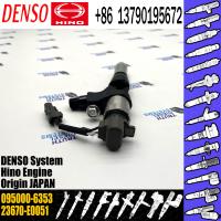 China Genuine common rail fuel injector 095000-6353 for HINO J05E 236730-E0051 for sale