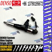 China Rail Injector 095000-6353 23670-E0050 Fuel Injector 095000-6353 095000-6352 for sale