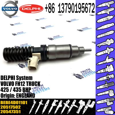 China common rail injector 20517502 BEBE4D01001 BEBE4D01101 for VOL D12 engine diesel injector nozzle 20517502 BEBE4D01001 for sale
