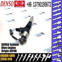 China Diesel common rail injector 23670-E0311 23910-1410 095000-5990 for HINO diesel injector for sale