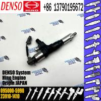 China Diesel common rail injector 23670-E0311 23910-1410 095000-5990 for HINO diesel injector for sale