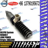 China common rail injector 20555521 BEBE4D04002 for VOL / trucks MD11 diesel injector nozzle 20555521 BEBE4D04002 for sale
