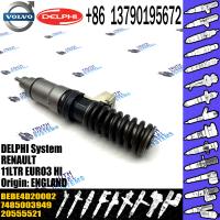 China 21028880 Brand new for VOL Excavator Parts EC700B EC700C EC750D D16E fuel injectors BEBE4D20002 for sale