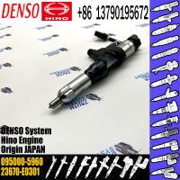 China New Diesel Common Rail Injector 095000-5960 For HINO 23670-E0300 23670-E0301 for sale