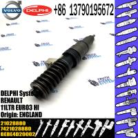 China New Diesel Engine Fuel injector 20555521 5001867218 7420555521 21028880 for VOL BEBE4D MD11 for sale