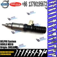 China New Diesel Fuel Injector 20564930 for VOL BEBE4D13001 20564930 E3.18 4Pins MD16 engine with good quality for sale