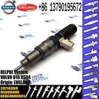 China High Quality Diesel Fuel Injector 20714369 85000496 BEBE4D06001 For VOL D16 US04 for sale