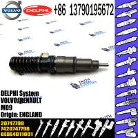 China Fuel Injector BEBE4D11001 20500620 20747798 for Excavator EC460B EC360B Diesel Engine D12D for sale