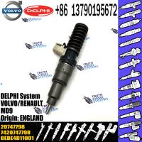 China Fuel Injector BEBE4D11001 20500620 20747798 for Excavator EC460B EC360B Diesel Engine D12D for sale