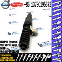 China Fuel Injector BEBE4D11001 20500620 20747798 for Excavator EC460B EC360B Diesel Engine D12D for sale