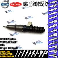 China Fuel Injector BEBE4D11001 20500620 20747798 for Excavator EC460B EC360B Diesel Engine D12D for sale