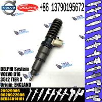 China Diesel Fuel Injector 20929906 20780666 BEBE4D14101 20929906 for VOL Del-phy D12 D16 A40E BEBE4D14101 for sale