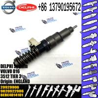 China Diesel Fuel Injector 20929906 20780666 BEBE4D14101 20929906 for VOL Del-phy D12 D16 A40E BEBE4D14101 for sale