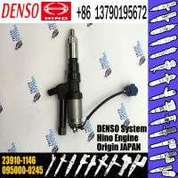 China Common Rail Injector petrol fuel injector 095000-0245 or HINO K13C 23910-1145 23910-1146 for sale
