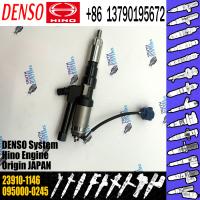 China Common Rail Injector petrol fuel injector 095000-0245 or HINO K13C 23910-1145 23910-1146 for sale