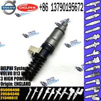 China D13 Engine 4 pins Diesel Fuel Injector BEBE4D08002 For VOL Truck 20584346 85000498 for sale