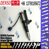 China Fuel Injector 095000-0285 Common Rail Fuel Injector 23910-1136 23910-1135 For HINO for sale