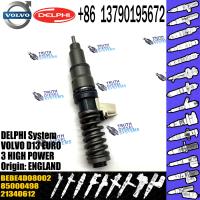 China D13 Engine 4 pins Diesel Fuel Injector BEBE4D08002 For VOL Truck 20584346 85000498 for sale