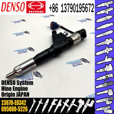 China Rail Fuel DENSO Diesel Injector 095000-5225 23670-E0341 095000-5226 23670-E0342 for sale