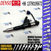 China Rail Fuel DENSO Diesel Injector 095000-5225 23670-E0341 095000-5226 23670-E0342 for sale